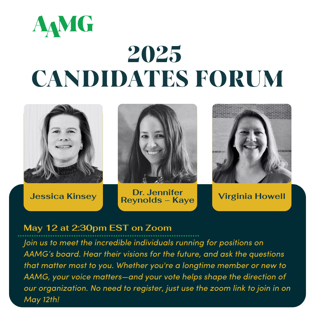 2025 Candidates Forum - Association of Academic Museums and Galleries