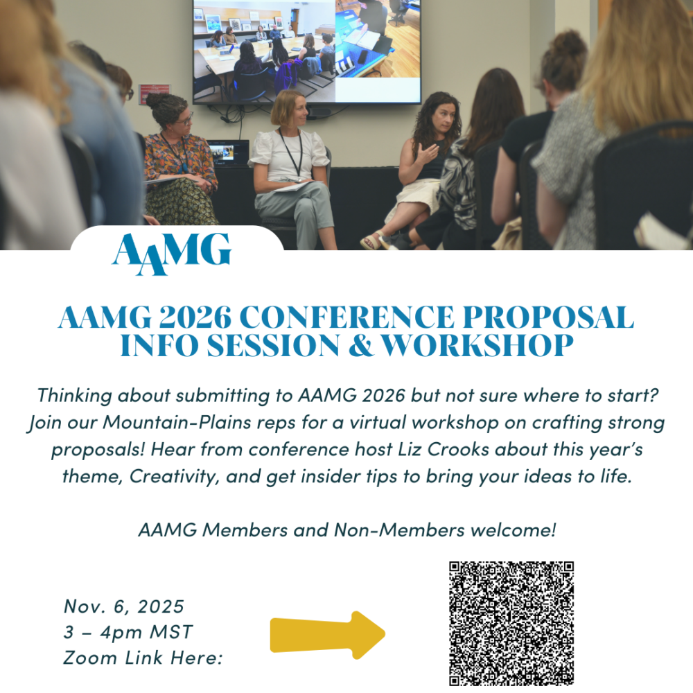AAMG 2026 Conference Proposal Info Session & Workshop - Association of ...
